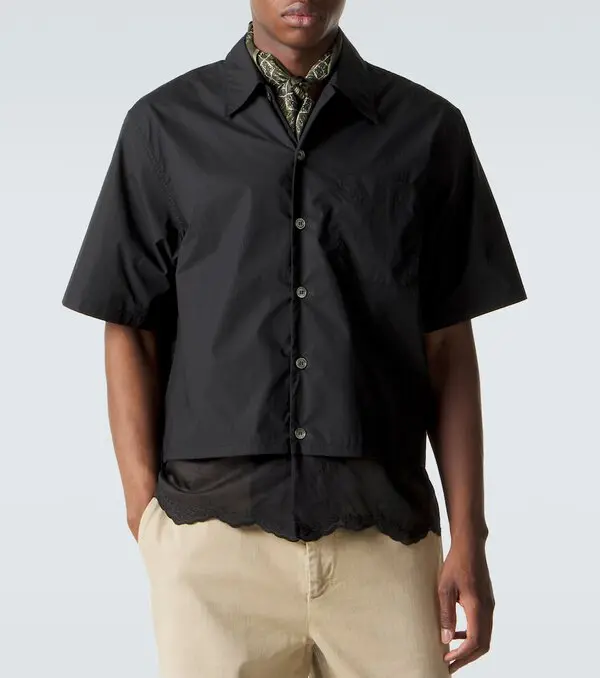 Our Legacy Embroidered Cotton Poplin Shirt
