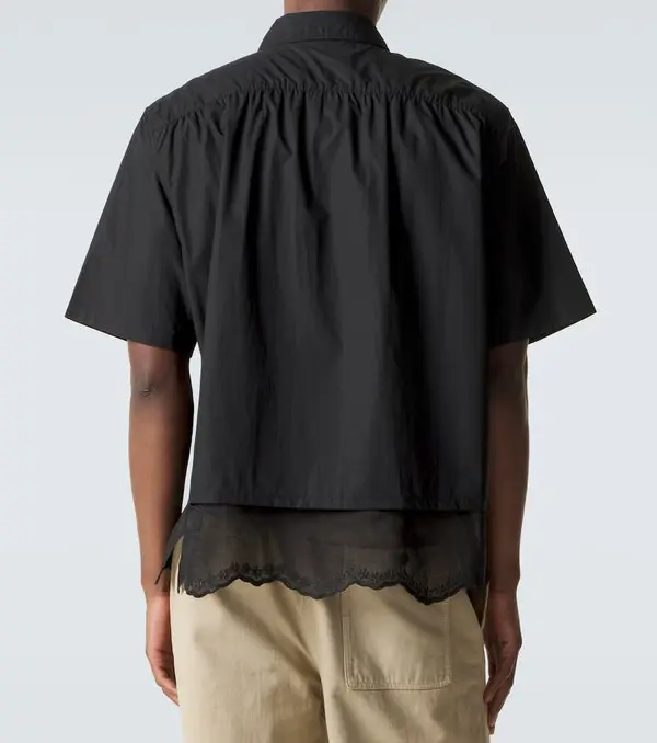 Our Legacy Embroidered Cotton Poplin Shirt