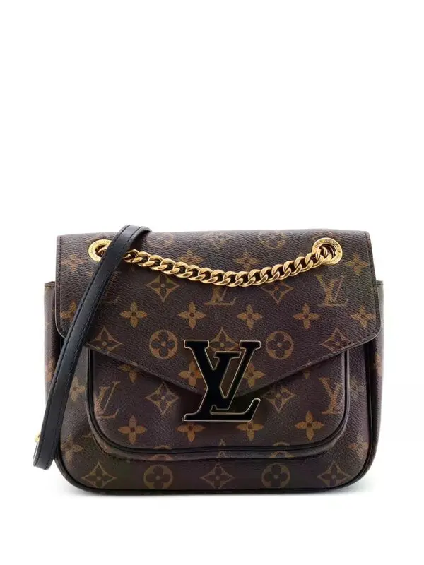 LOUIS VUITTON Passy Handbag Monogram Canvas Crossbody Bag - Brown