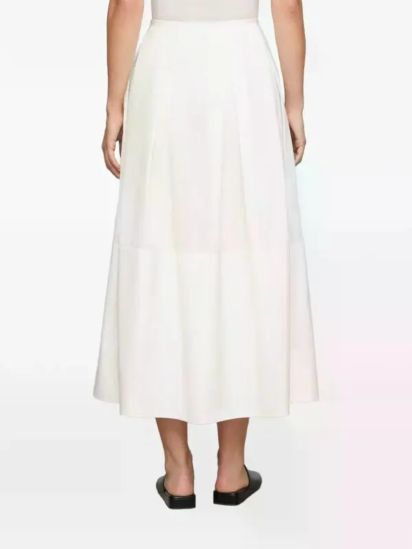 Lafayette 148 New York Inverted Pleat Maxi Skirt