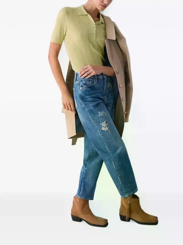 Liu Jo Floral Embellished Jeans