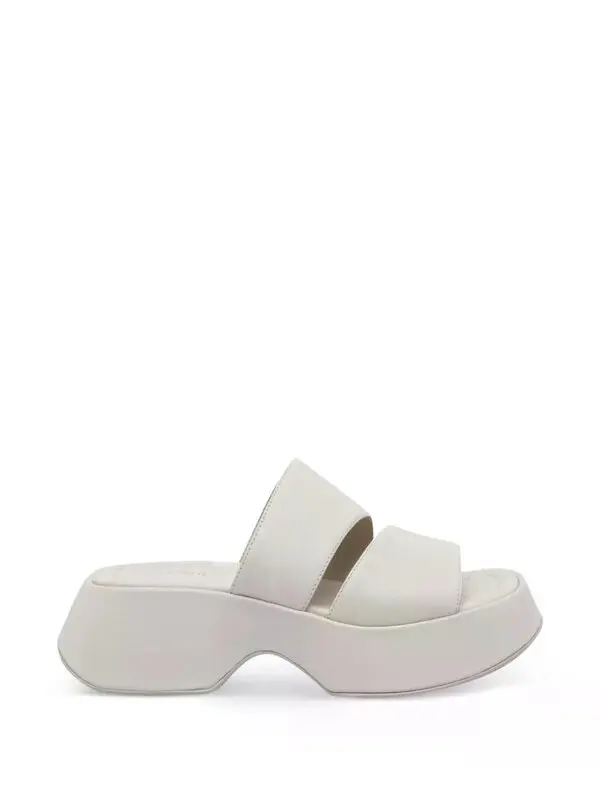 VIC MATIE 55mm Leather Platform Heeled Sandals