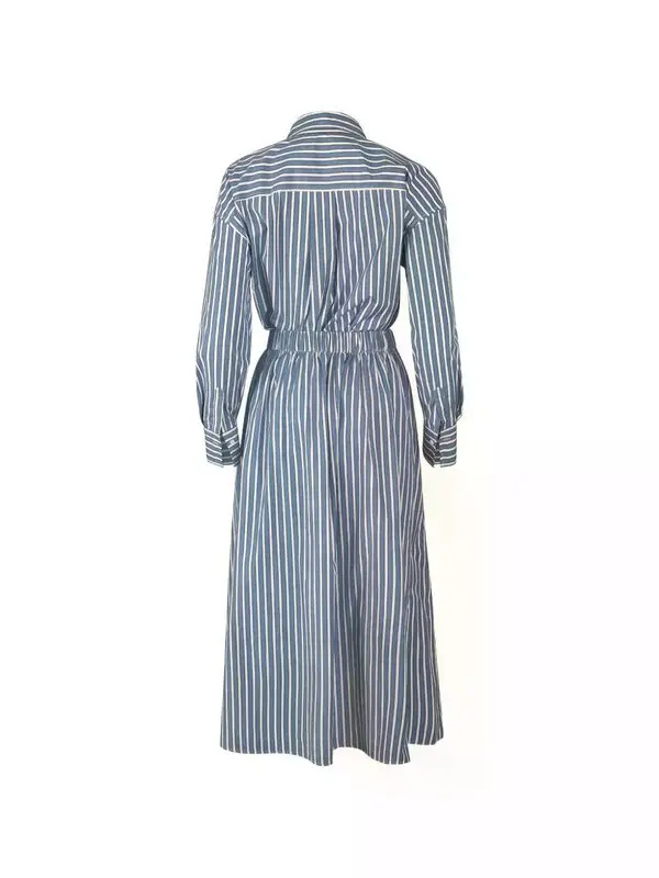 Brunello Cucinelli Striped Shirt Dress