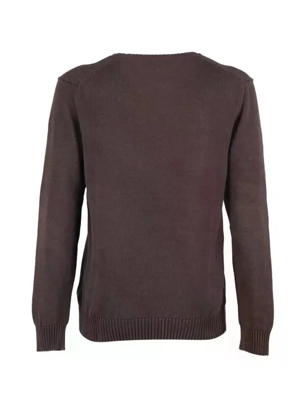 ZANONE Giro Crew-neck Long-sleeved Sweater - Brown