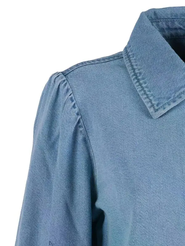 7 For All Mankind Puff Sleeve Button-up Shirt
