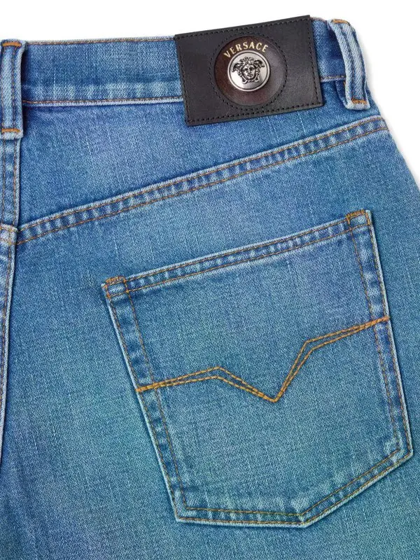 Versace Straight Leg Jeans - Blue