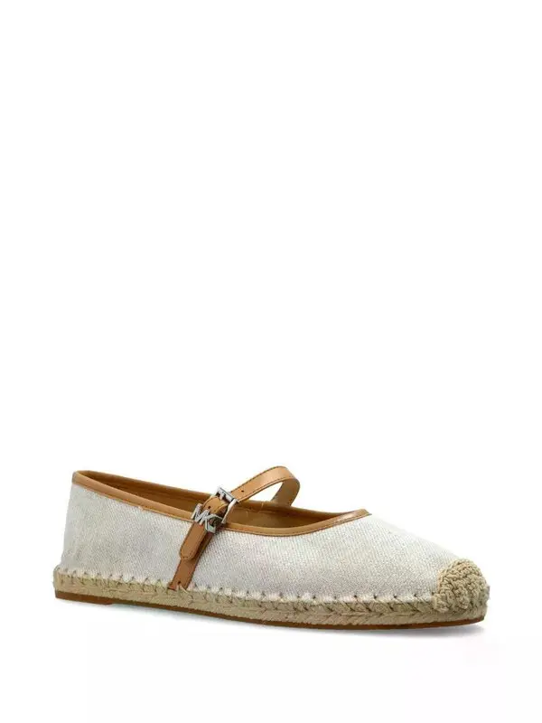 Michael Kors Canvas Ballet Espadrilles - Neutrals