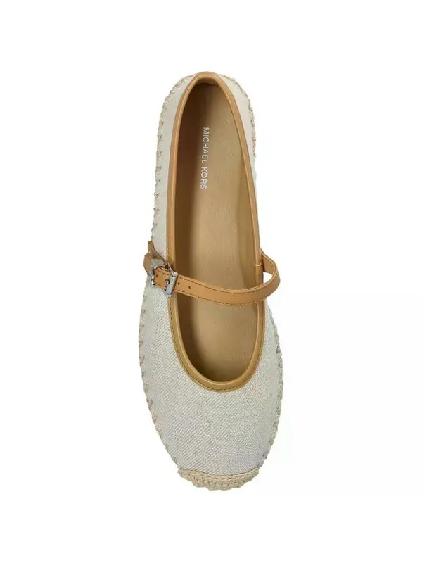 Michael Kors Canvas Ballet Espadrilles - Neutrals