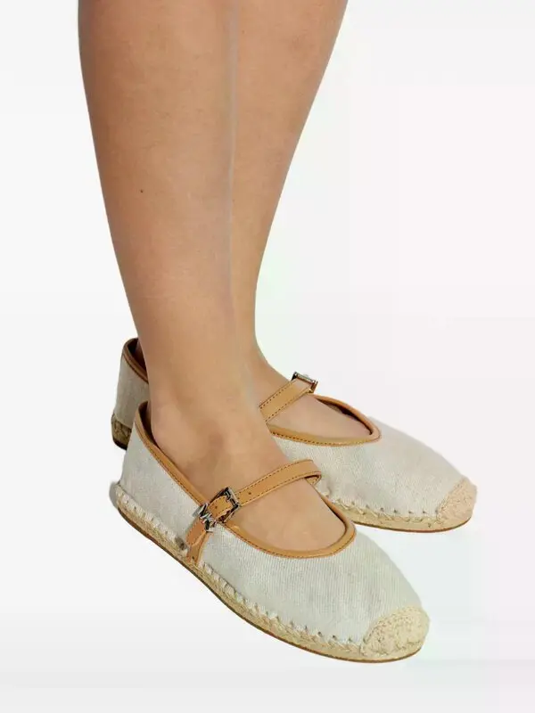 Michael Kors Canvas Ballet Espadrilles - Neutrals