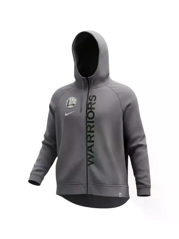 Nike Nba Golden State Warriors Full-zip Hoodie