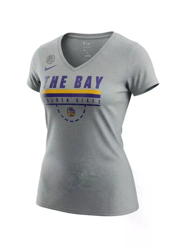 Nike Nba Golden State Warriors "the Bay" V-neck T-shirt