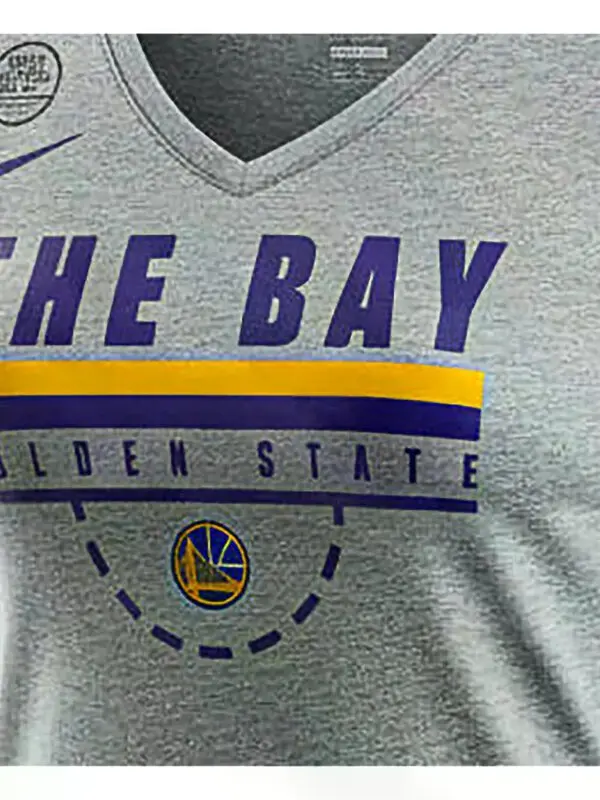 Nike Nba Golden State Warriors "the Bay" V-neck T-shirt