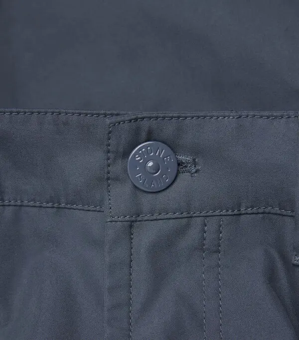 Stone Island Cotton-canvas Ghost Cargo Trousers - Blue
