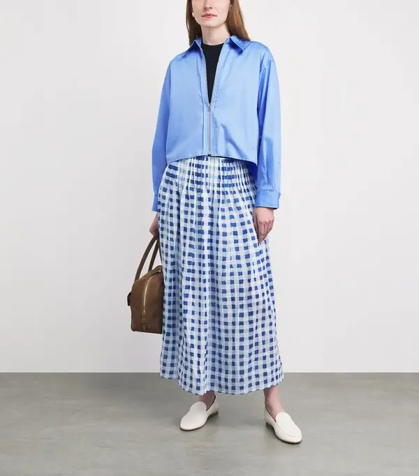 Sandro Cotton Zip Shirt