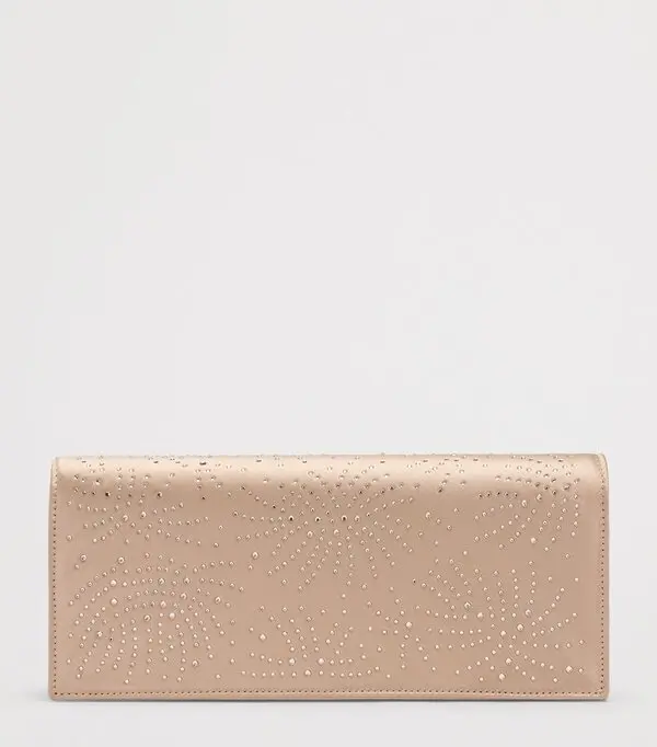 MALONE SOULIERS Embellished Satin Vivien Clutch Bag