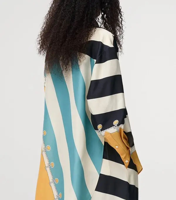Loewe Silk Printed Shirt - Orange