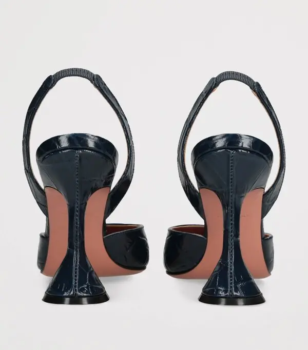 Amina Muaddi Holli Slingback Heels 95