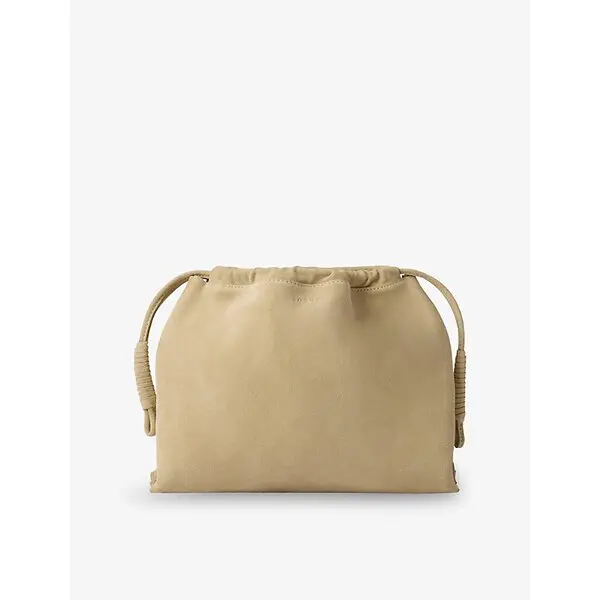 Soeur Suzette Suede Shoulder Bag - Sable