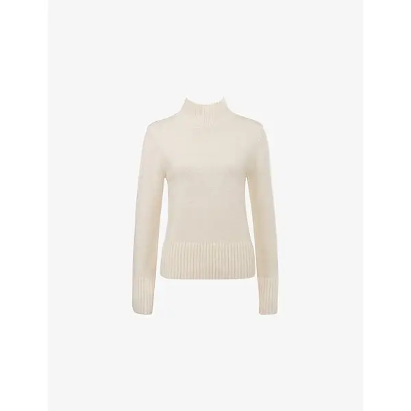 House Of Cb Skye High-neck Merino Wool Jumper