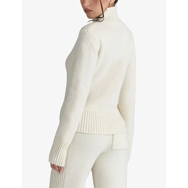 House Of Cb Skye High-neck Merino Wool Jumper