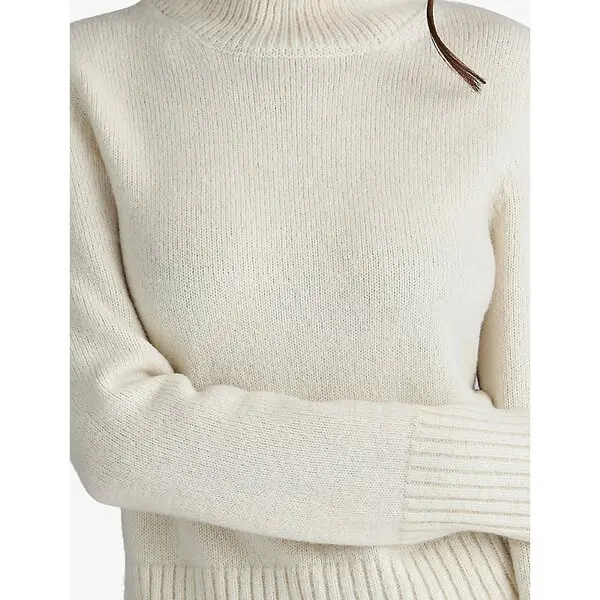 House Of Cb Skye High-neck Merino Wool Jumper