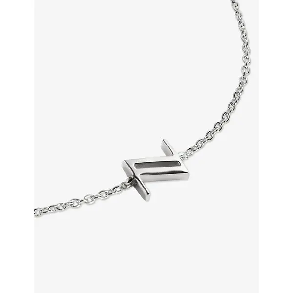 Monica Vinader Sterling Initial 'z' Chain Bracelet