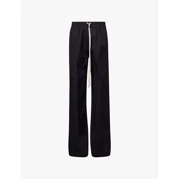 Rick Owens Drawstring Waist Stretch-cotton Trousers