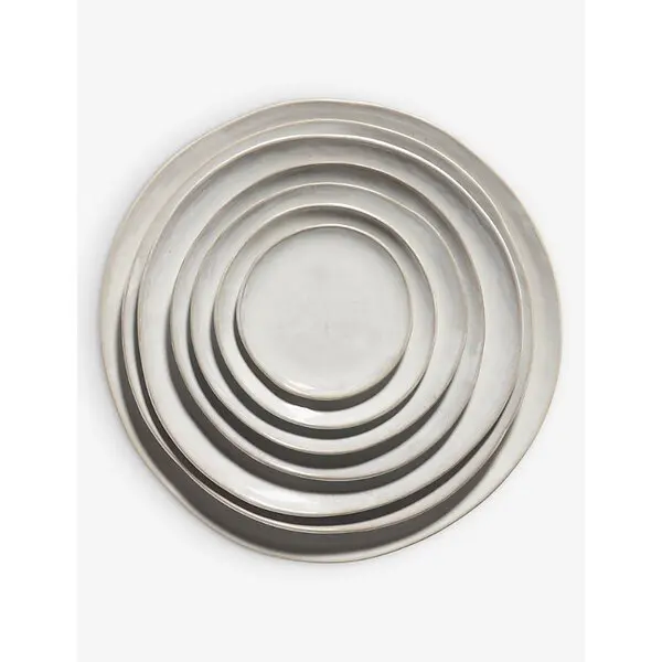 SERAX La Mère Irregular Extra-large Stoneware Plate 27cm