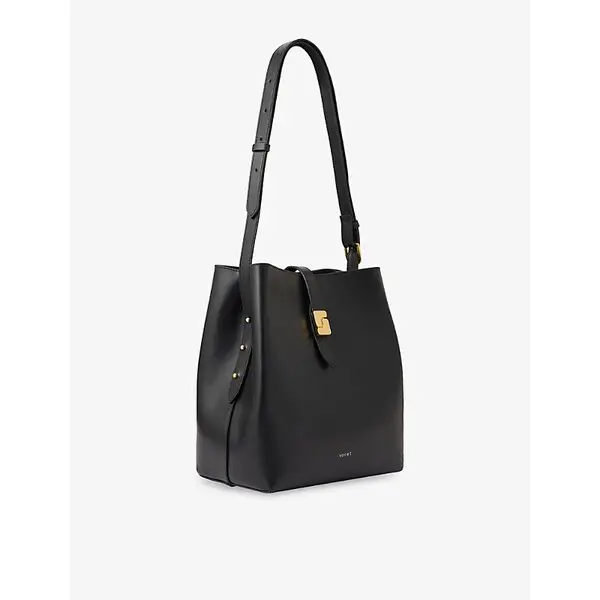 Soeur Leather Shoulder Bag - Noir