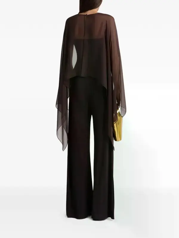 Alberta Ferretti Wide-leg Trousers With Side Slits