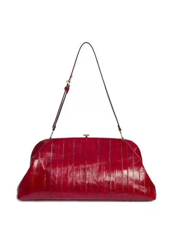 Alberta Ferretti Vertical-stripe Clutch Bag