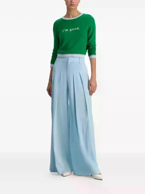 Alice + Olivia Blaire Pleated Trousers
