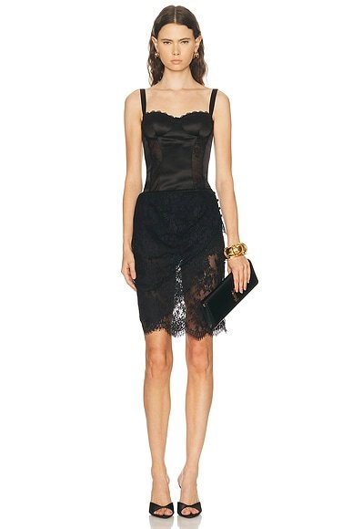 NICHOLAS Dara Paneled Lace Top