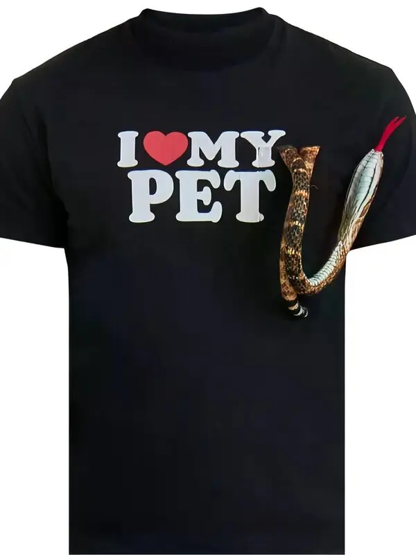 DOUBLET I Love My Pet T-shirt