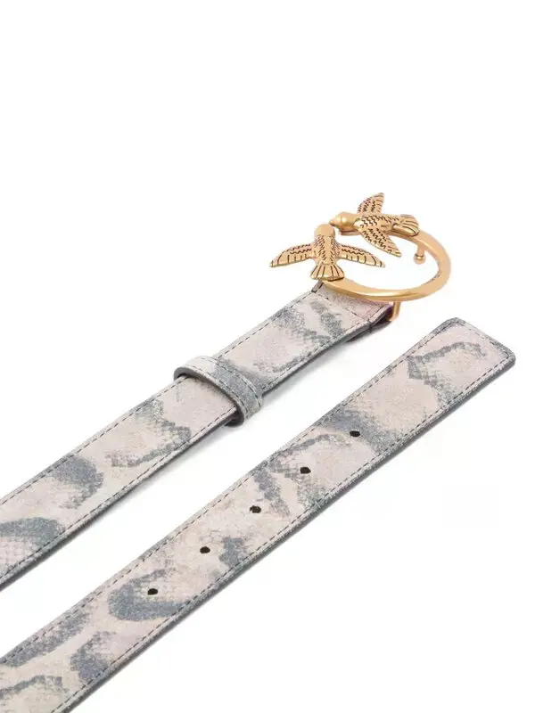 Pinko Bird-buckle Patterned Belt