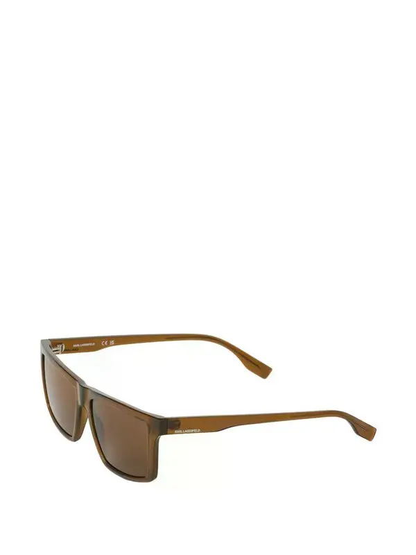 Karl Lagerfeld Logo Detail Rectangle Sunglasses