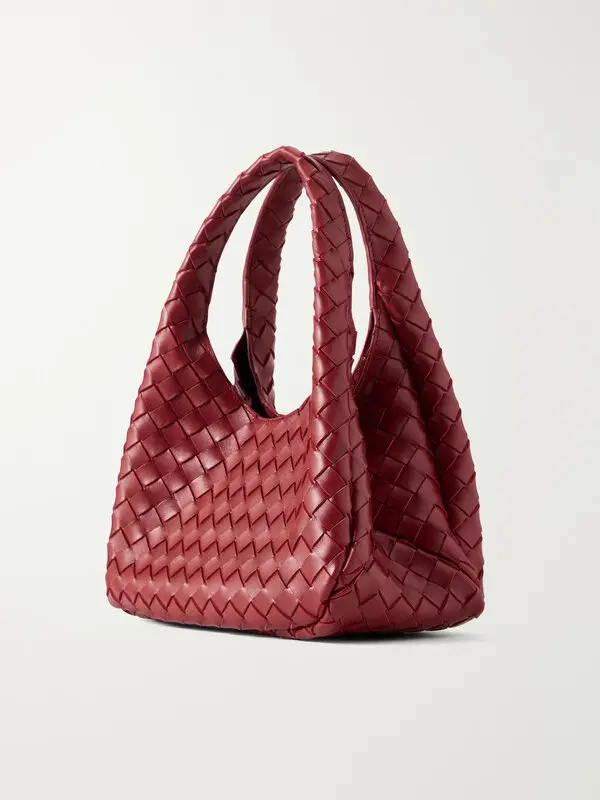 Bottega Veneta Campana Small Intrecciato Leather Shoulder Bag