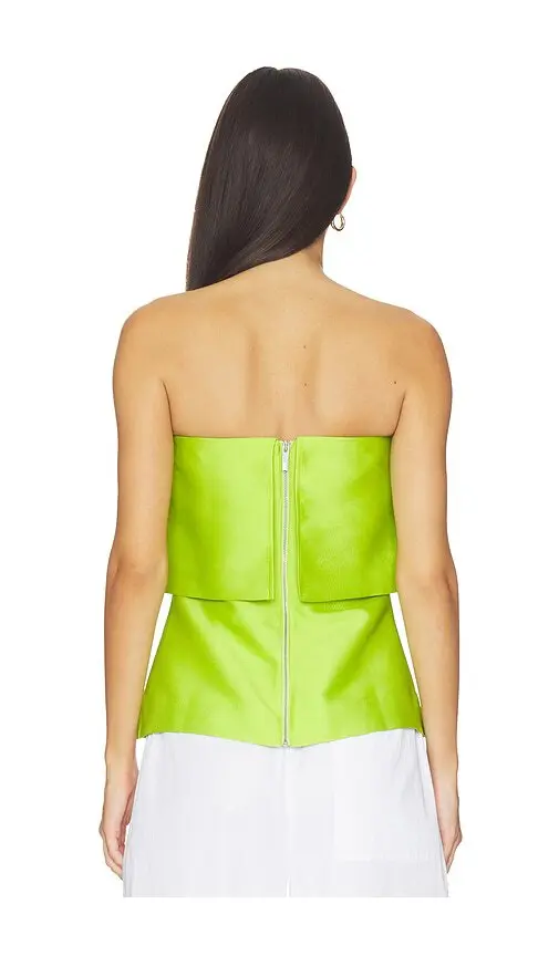 ALIGNE Felix Satin Strapless Top