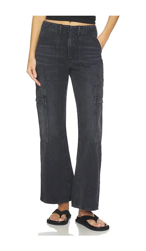 Citizens Of Humanity Sienna Relaxed Utility Jeans In Wash - Black