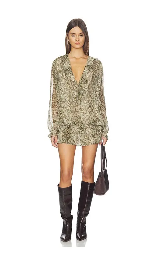 Tularosa Soca Mini Dress - Sage