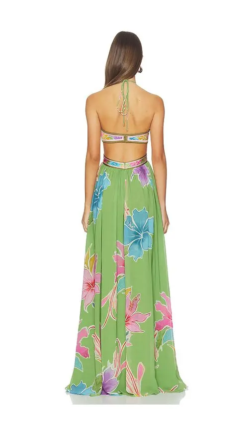 Retrofete Rabel Maxi Dress - Green
