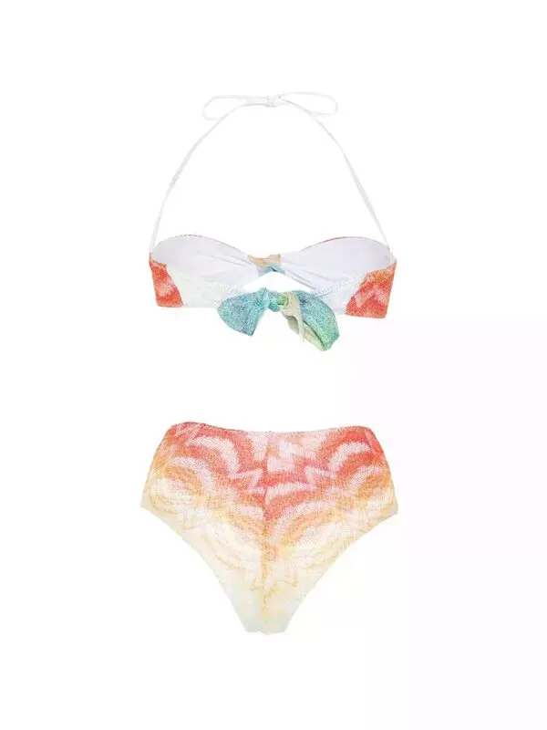 Missoni Twist Detail Bikini - Orange