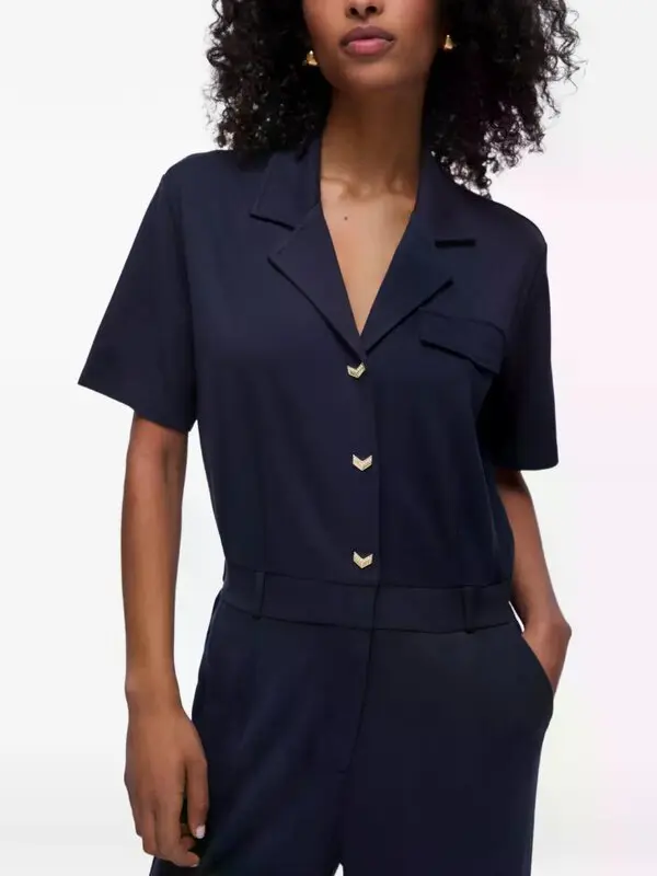Liu Jo Milanese Pocket Jumpsuit - Blue