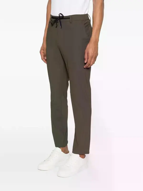DISTRETTO 12 Active Drawstring Trousers - Green