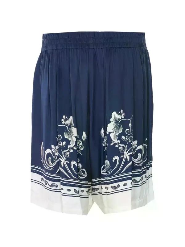 IH NOM UH NIT Elasticated Floral Print Shorts