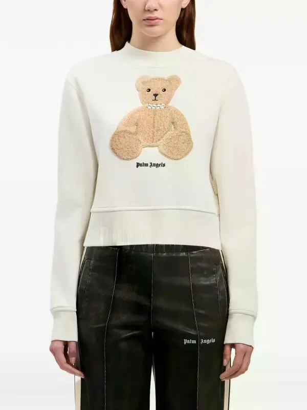 Palm Angels Bear Fitted Sweatshirt