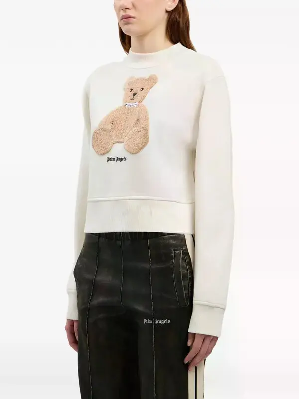Palm Angels Bear Fitted Sweatshirt