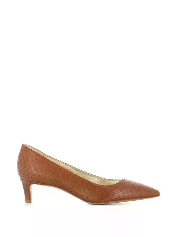 ANTONIO BARBATO MAESTRI VENEZIANI Croc Effect Pointed Toe Pumps