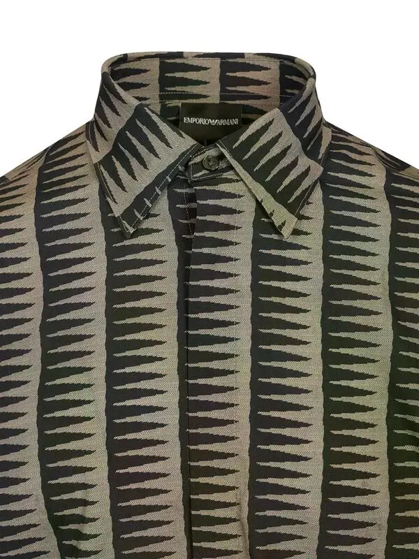 Emporio Armani Patterned Buttoned Shirt