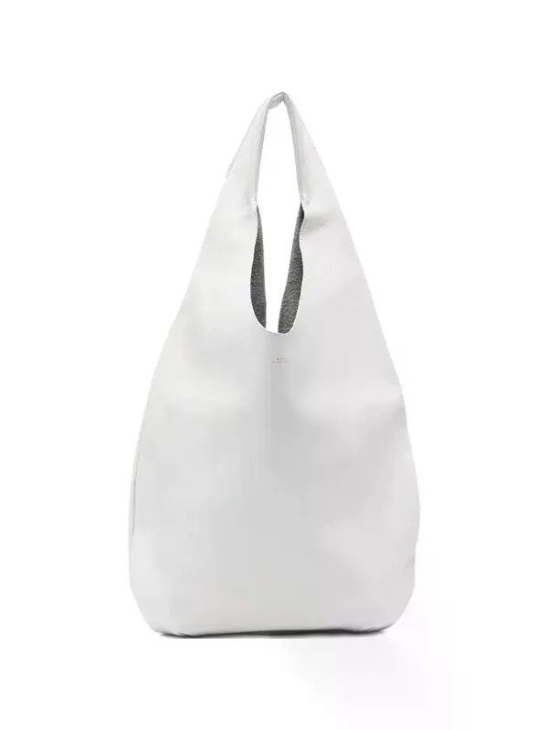 A.p.c. Le Neige Leather Tote Bag - Grey
